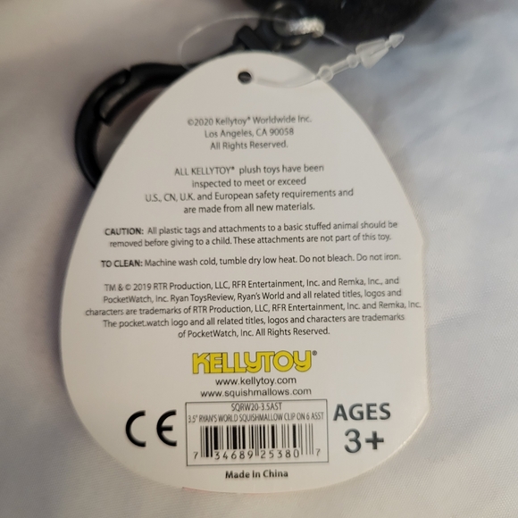 Squishmallows | Toys | Nwt Clip Red Titan Ryans World Squishmallow ...